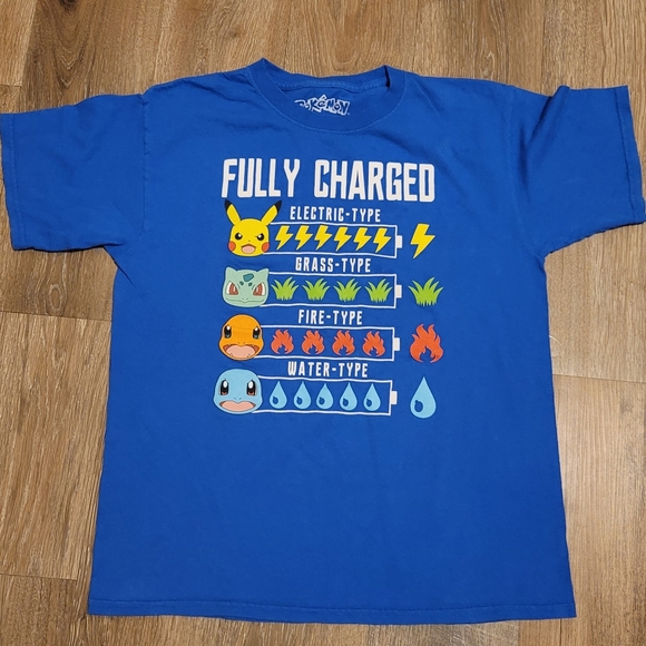 Pokemon | Shirts & Tops | Pikachu And Friends Boys Fully Charged ...